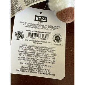 bt21 | Toys | New Bt2 Friendly Rj With Orange Hat And Bow 7 Plush ...